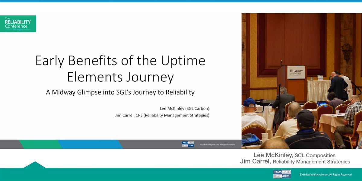Reliabilityweb Early Benefits of the Uptime Elements Journey