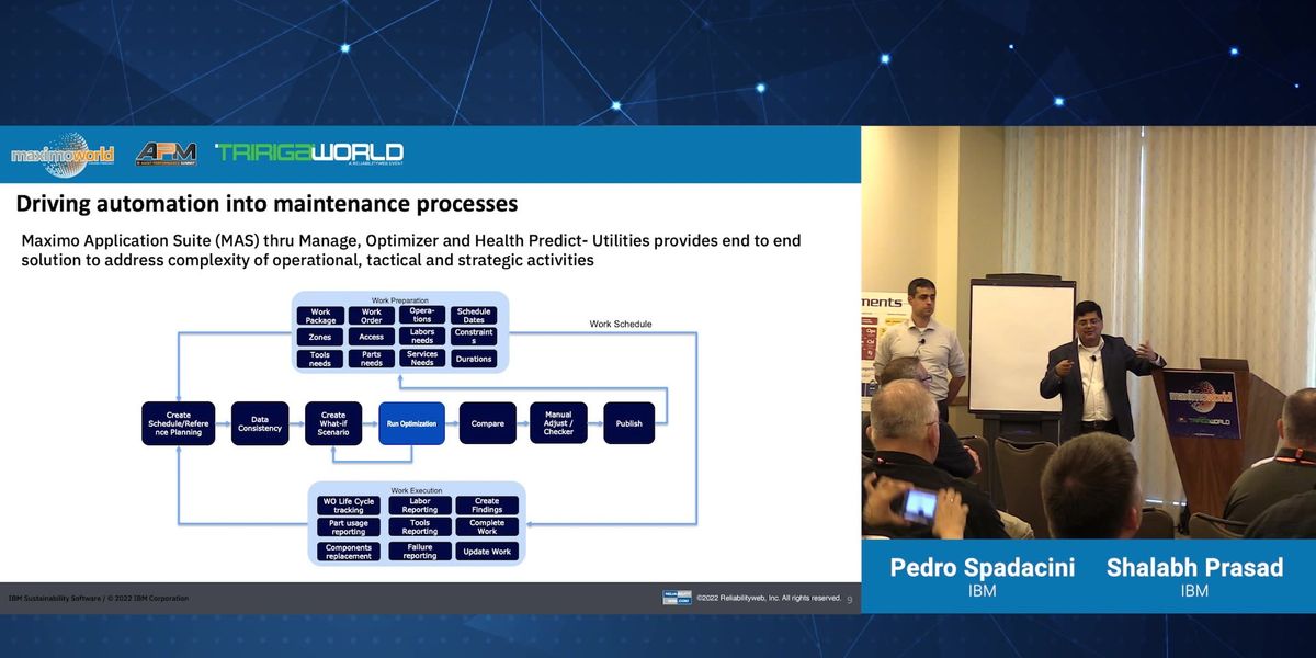 Reliabilityweb Maximo Scheduler Optimization MAS 8
