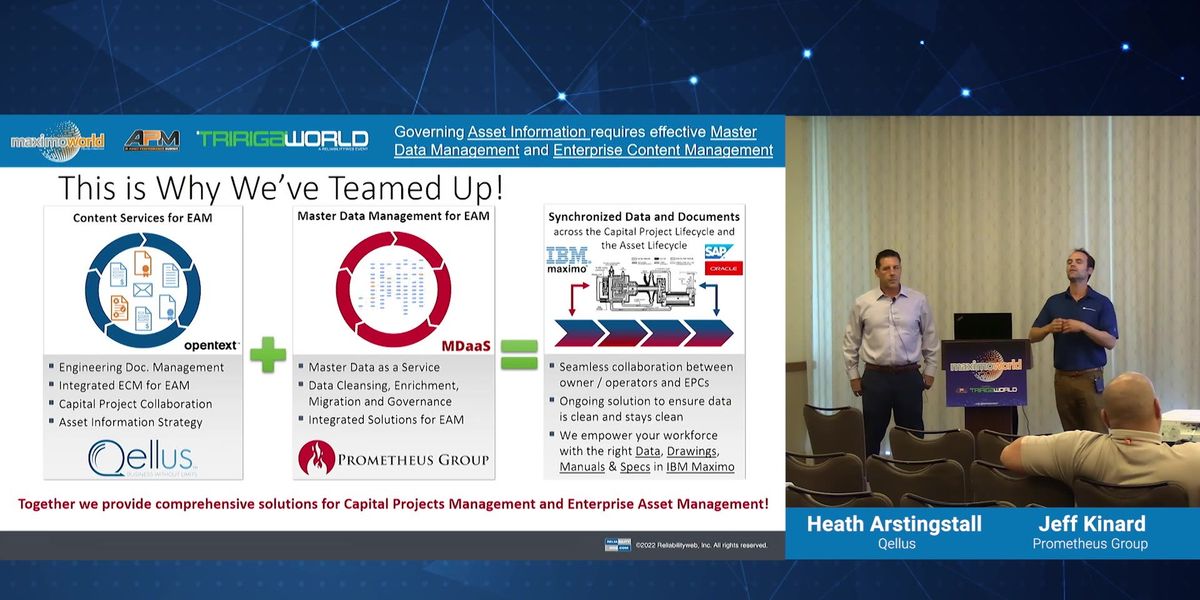 Reliabilityweb Master Data Management