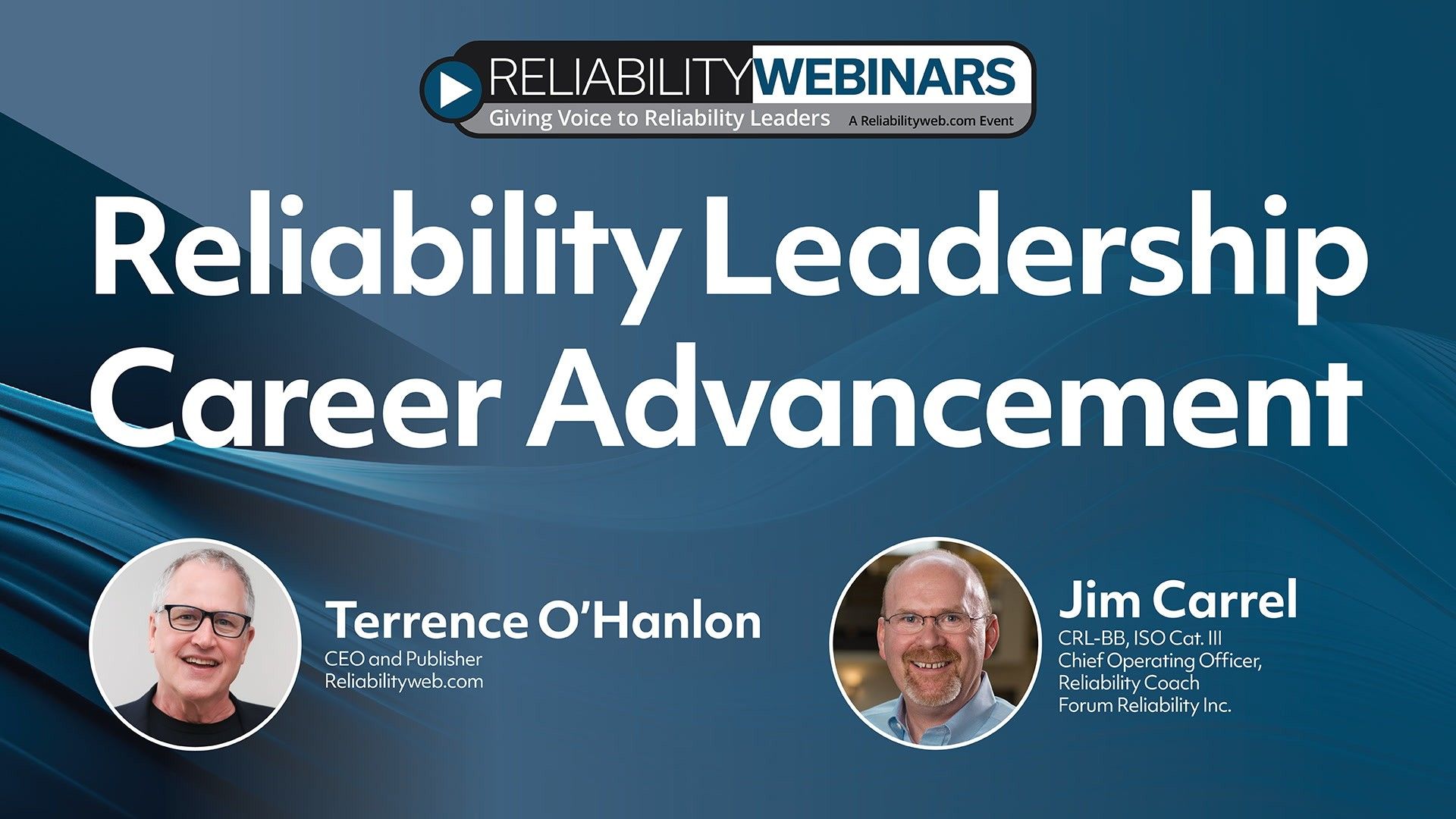 Reliabilityweb Reliability Leadership Career Advancement