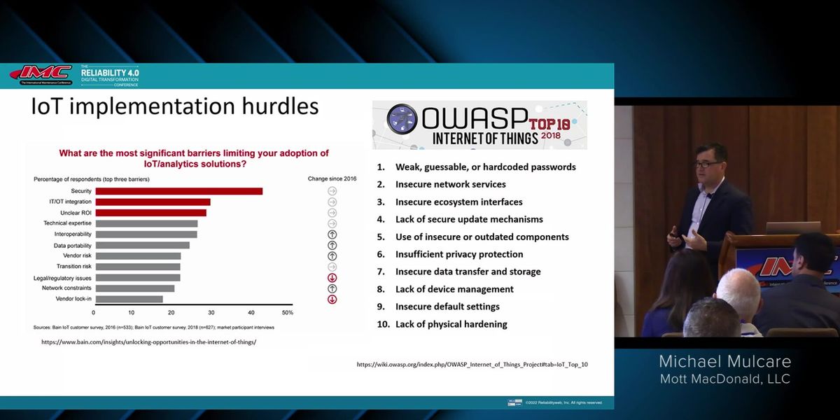 Reliabilityweb Internet of Things (IoT) has a myriad of applications