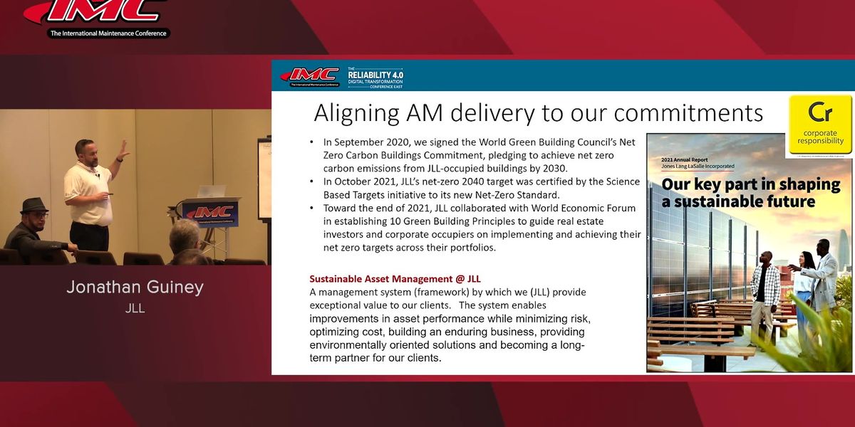Reliabilityweb How maintenance at JLL achieved executive sponsorship.