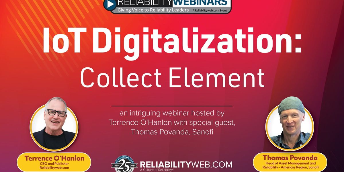Reliabilityweb IoT Digitalization: Collect Element
