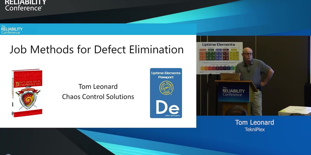 Reliabilityweb Defect elimination starts here Don’t just fix it—improve it.