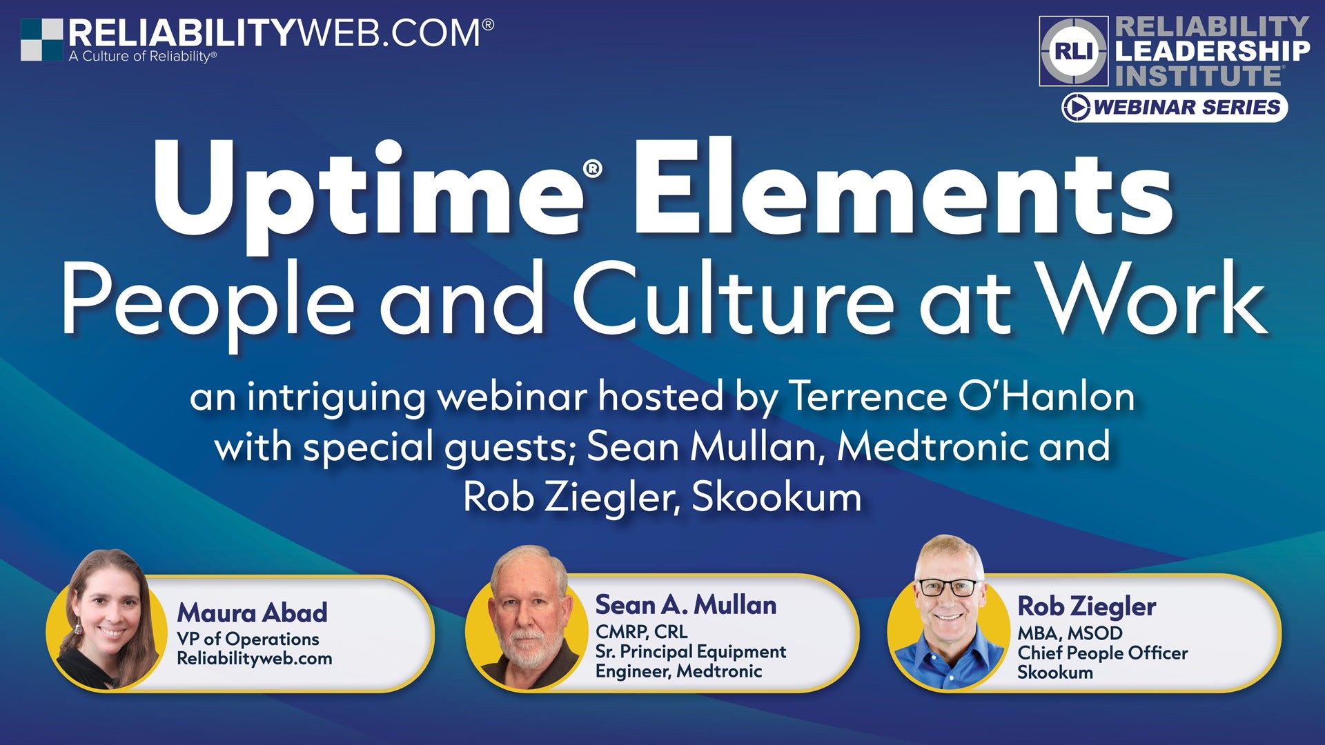 Reliabilityweb Uptime Elements People And Culture At Work