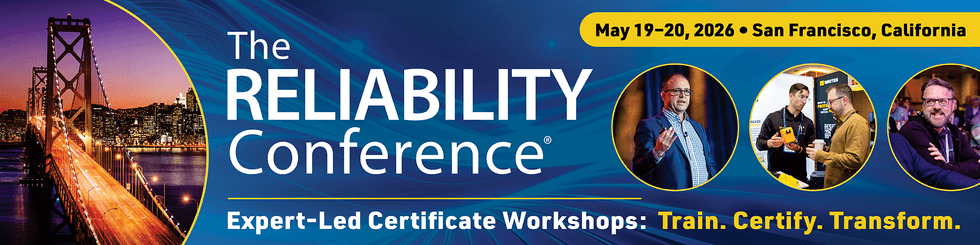 Reliabilityweb The Reliability Conference® Announces New Dates and ...
