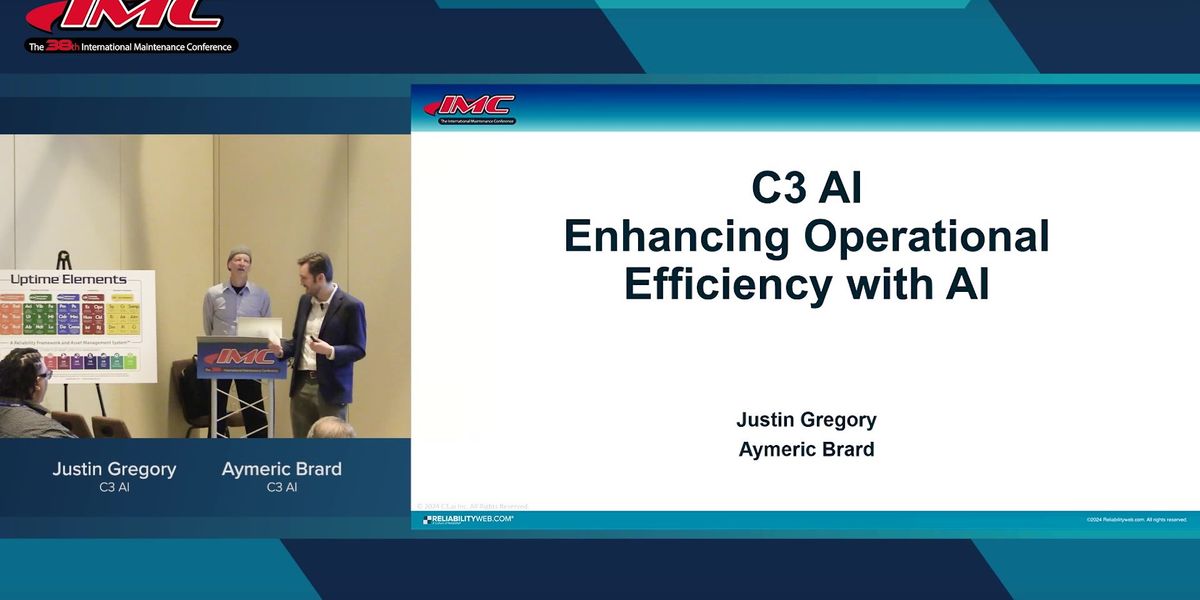 Reliabilityweb Sanofi's journey with C3 AI & Generative AI.
