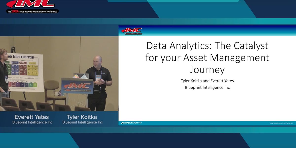 Reliabilityweb Blueprint: A journey in asset data analytics.