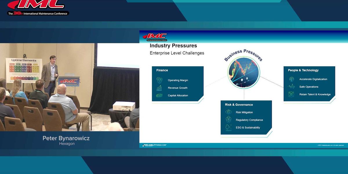 Reliabilityweb Industry Reliability: Optimizing performance with HxGN EAM.