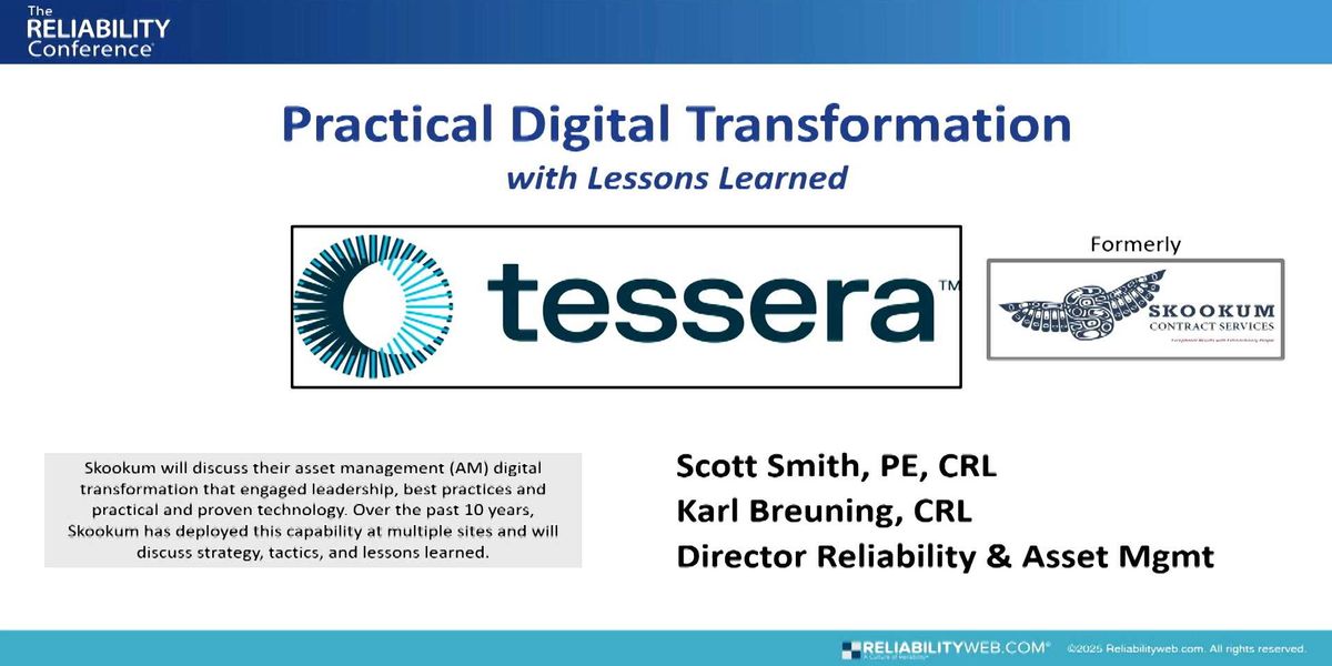 Reliabilityweb Practical digital transformation for facilities