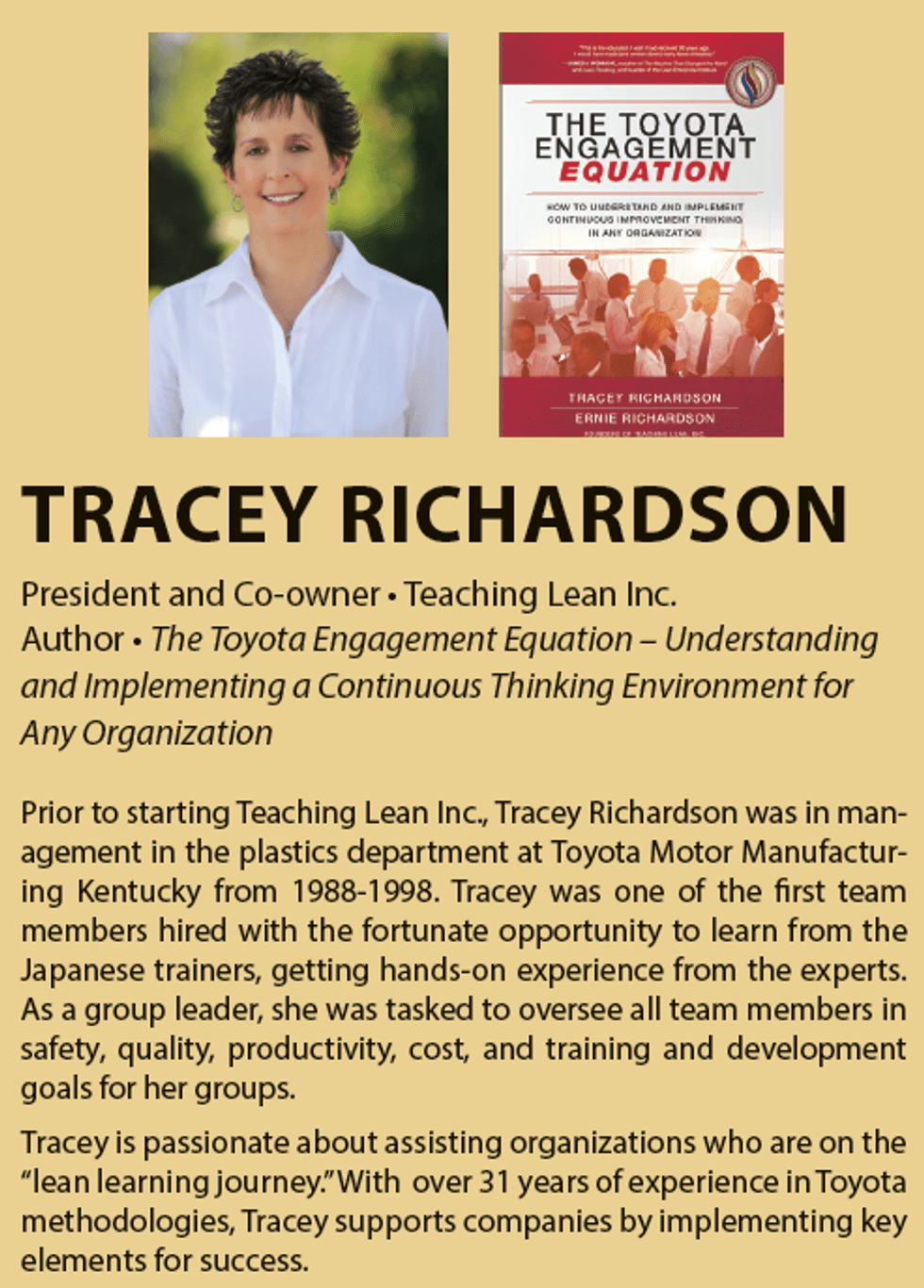 Reliabilityweb Q & A with Tracey Richardson