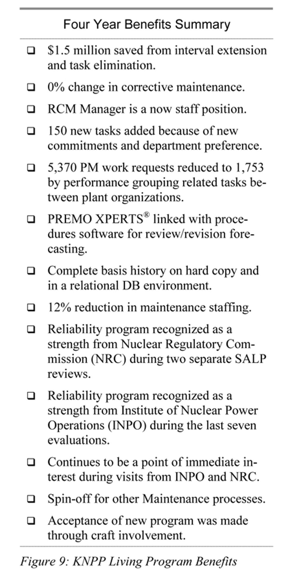 Reliabilityweb Continuous Improvement with PM Optimization: Lessons Learned from Kewaunee ...