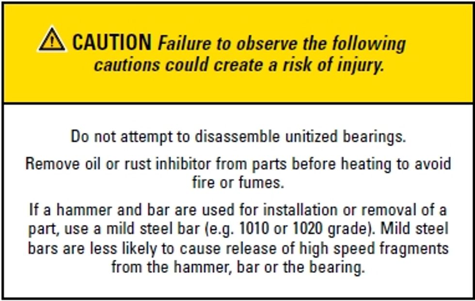 Reliabilityweb General Bearing Handling And Inspection