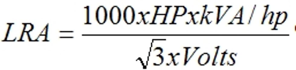 Reliabilityweb Using the kVA/HP Code, A Voltmeter and Ammeter to ...