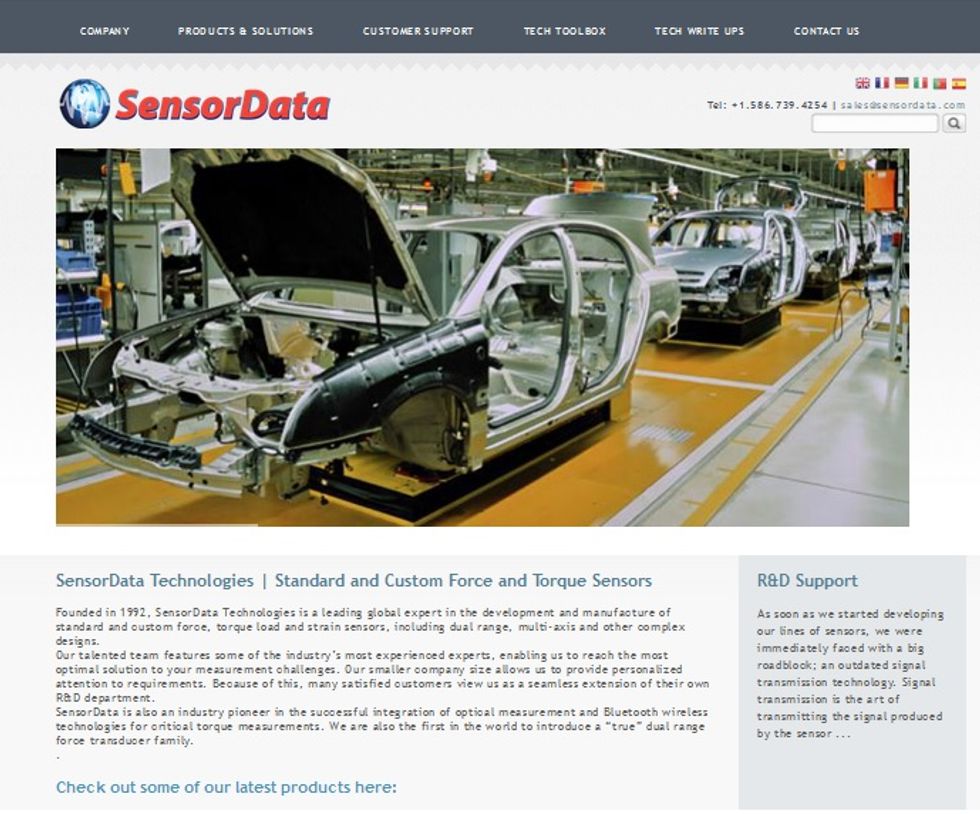 Reliabilityweb SensorData Technologies Unveils Redesigned Website