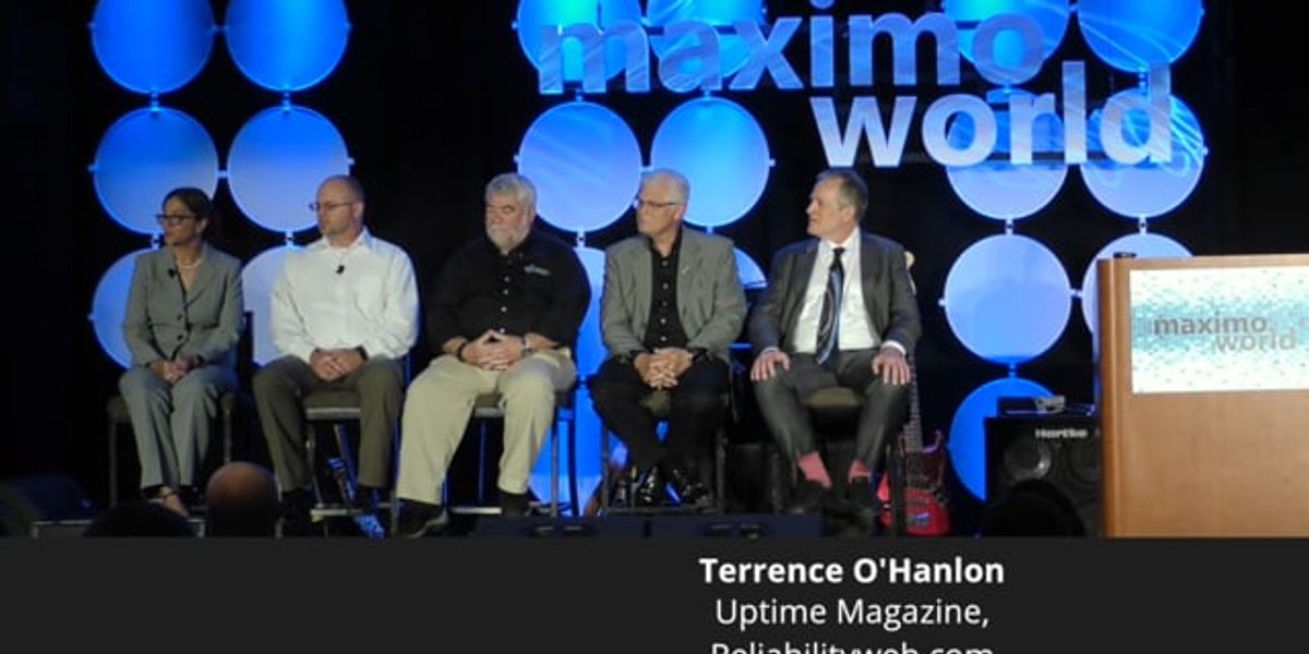 Reliabilityweb Maximo and the Internet of Condition Monitoring Panel