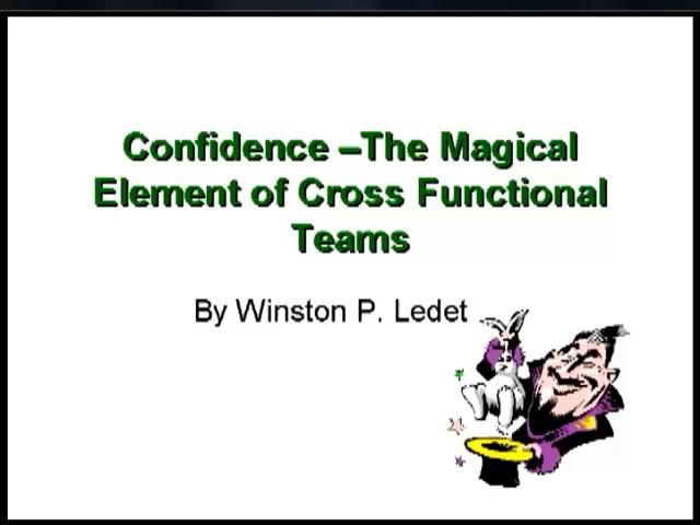 Reliabilityweb Confidence: The Magical Element of Cross Functional ...