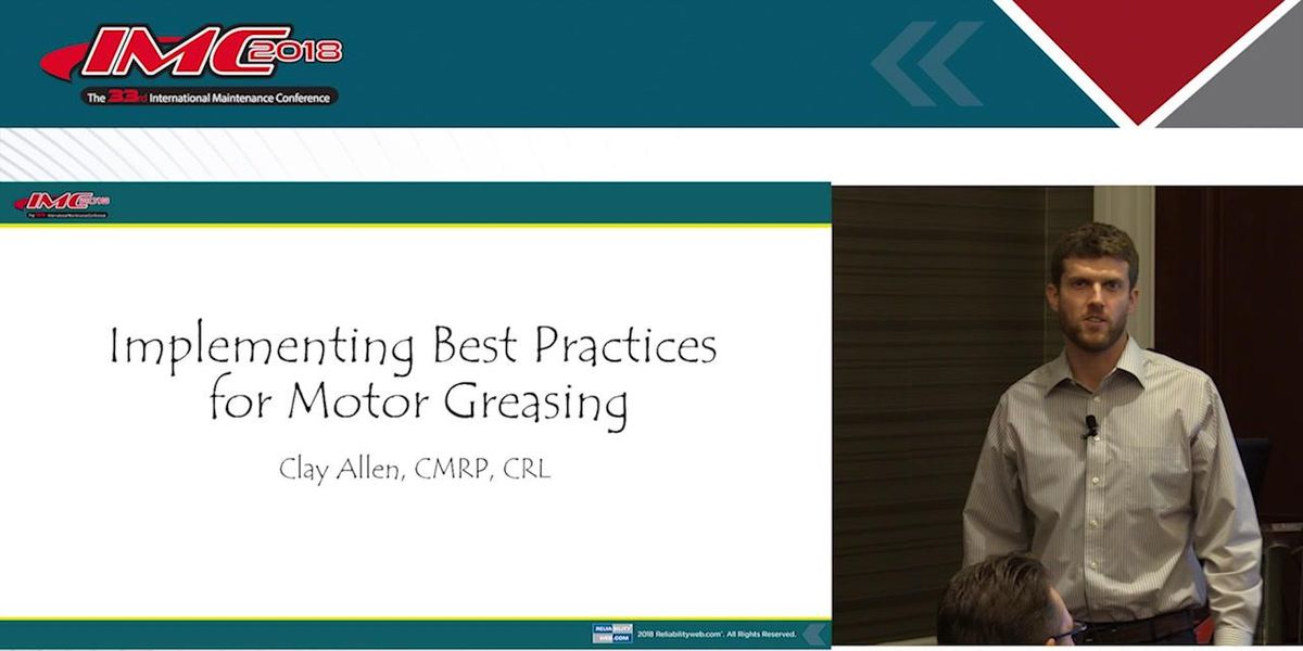 Reliabilityweb Implementing Best Practices for Motor Greasing