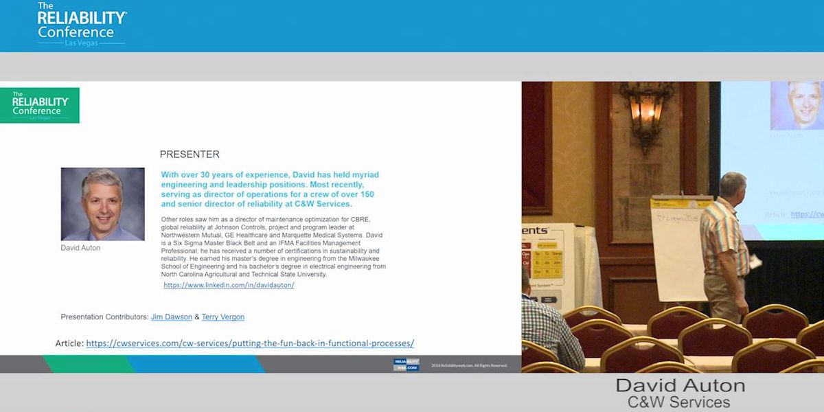 Reliabilityweb Putting the Fun Back in Functional Processes