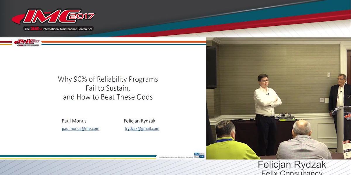 Reliabilityweb Why 90 Percent Of Reliability Programs Fail To Sustain