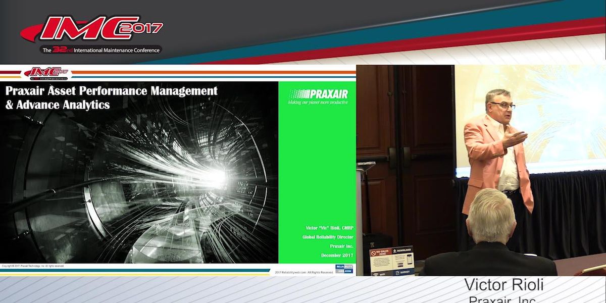 Reliabilityweb Asset Performance Management - Enabling Advanced Analytics