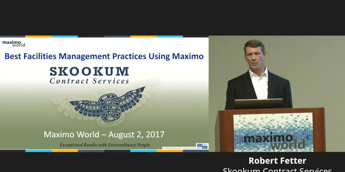 Reliabilityweb Best Facilities Management Practices Using Maximo