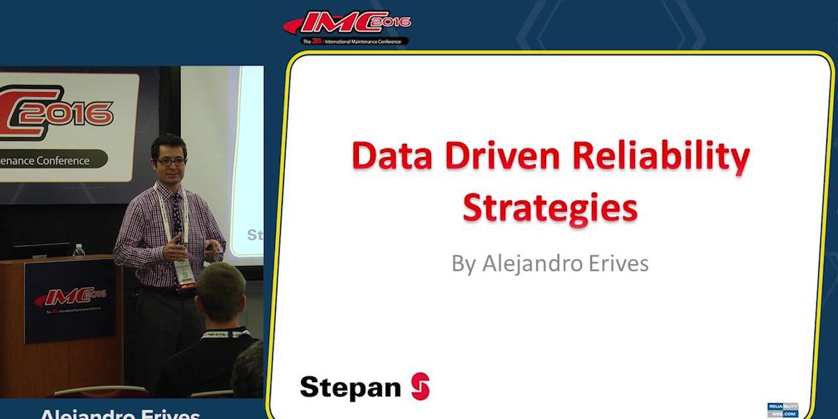 Reliabilityweb Data Driven Reliability Strategies