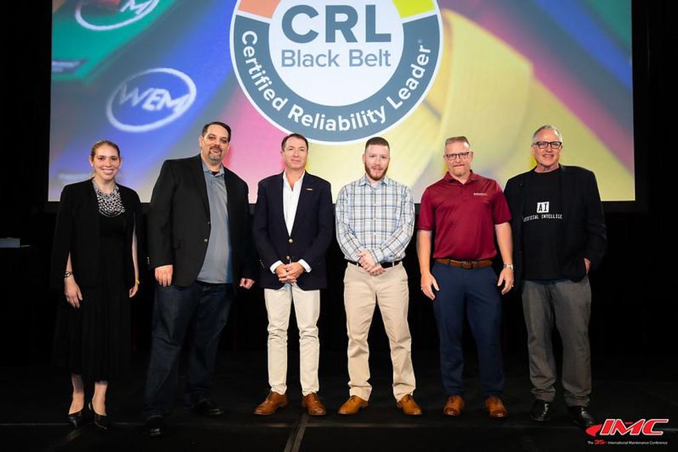Reliabilityweb Certified Reliability Leader Black Belts at IMC-2021