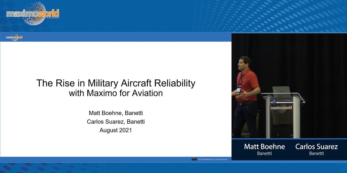 Reliabilityweb The Rise in Military Aircraft Reliability with Maximo ...