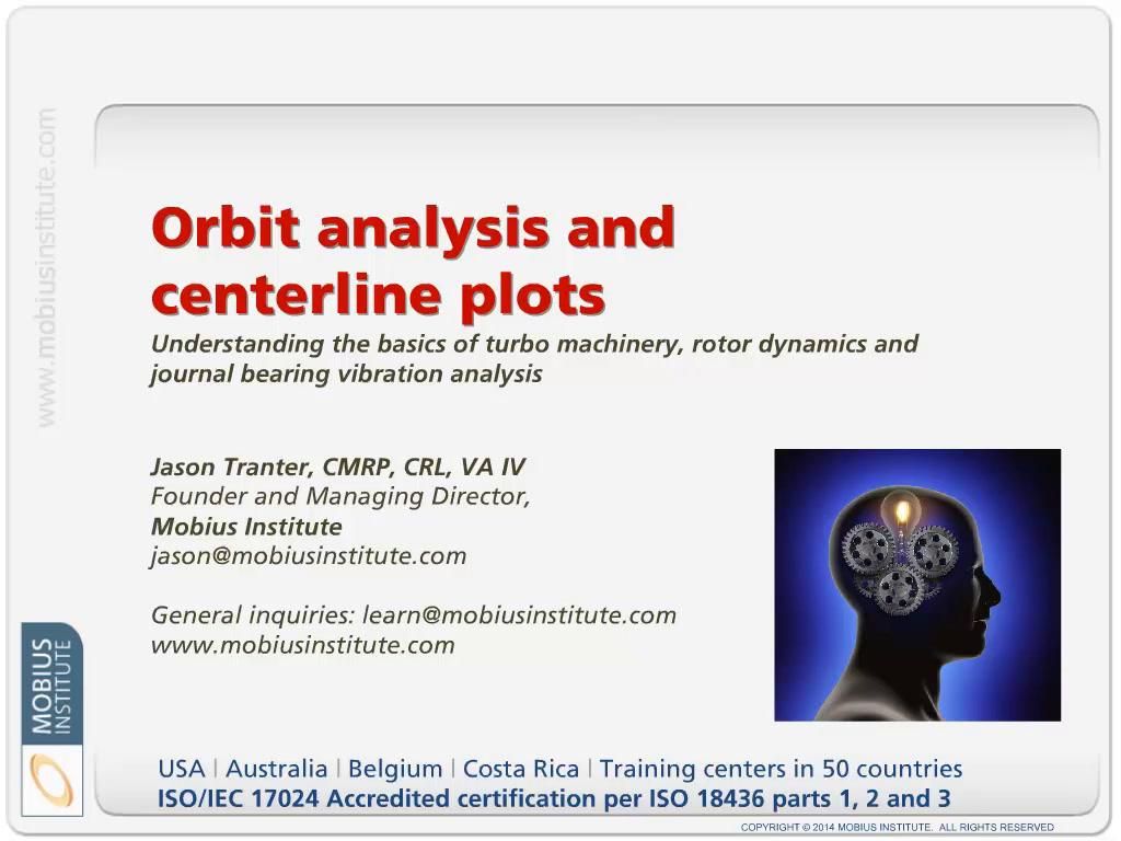 Reliabilityweb The Absolute Basics of Orbit Plots and Centerline Plots