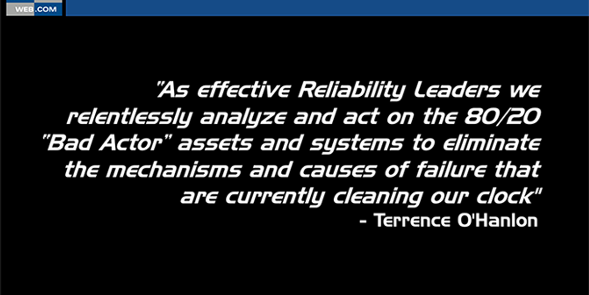 Reliabilityweb Reliability Leaders Focus