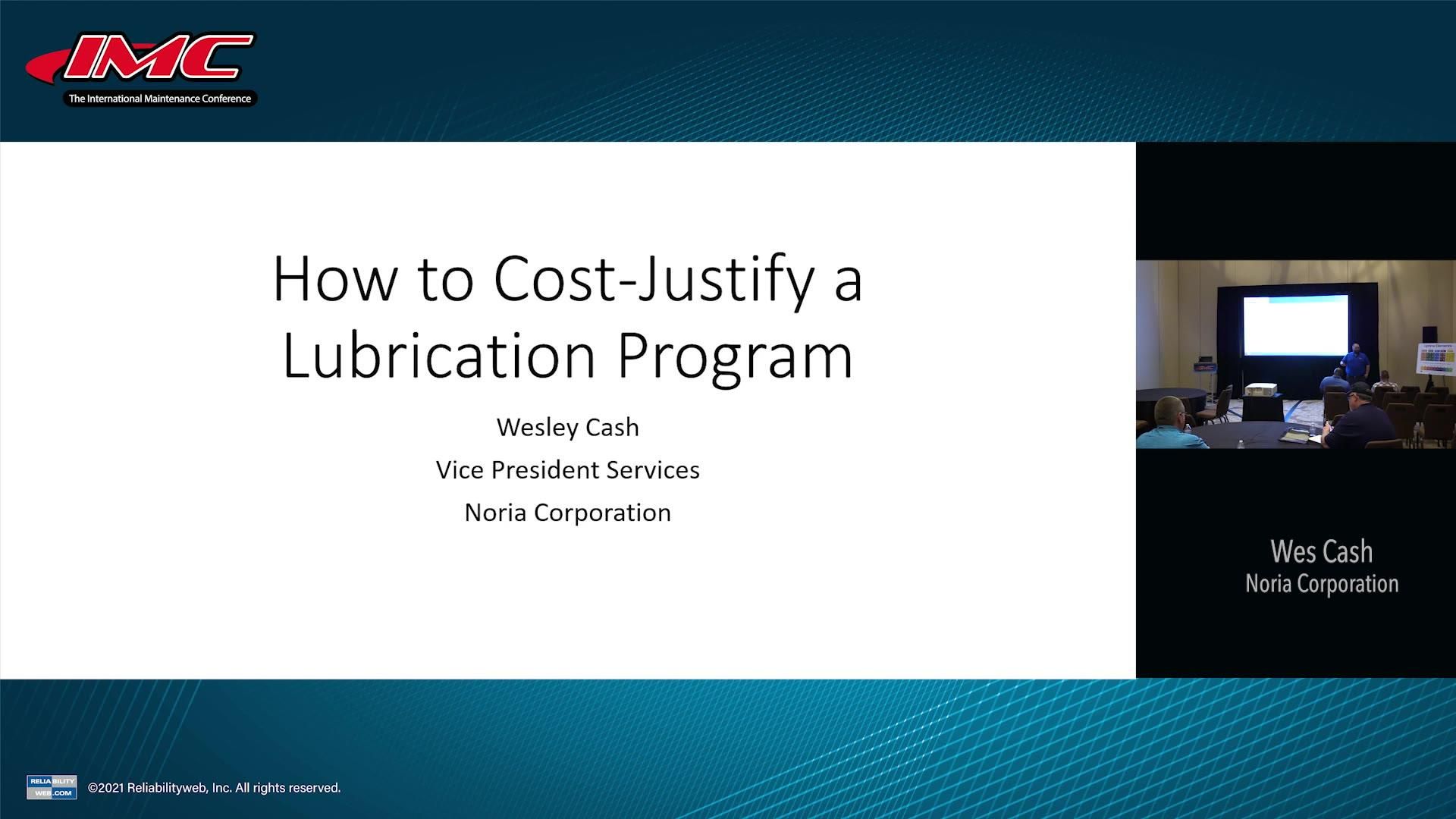 Reliabilityweb How to Cost-Justify a Lubrication Program