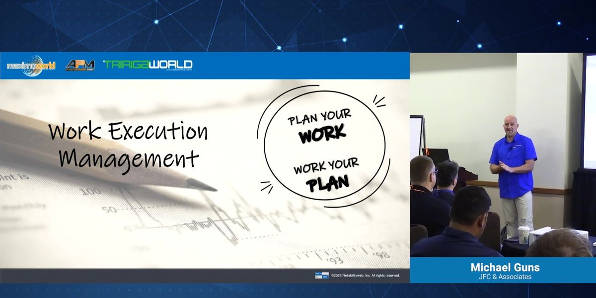 Reliabilityweb Creating a Roadmap for Your EAM Solution- Work Flow Creation