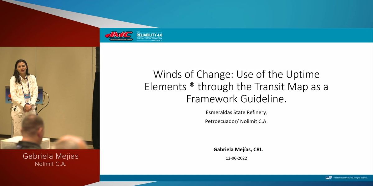 Reliabilityweb Winds Of Change- Use Of The Uptime Elements Through ...